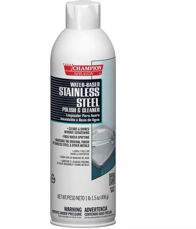 Stainless Steel Cleaner, Chase 5153 Water-Based, Aerosol, 17.5 Net oz ...