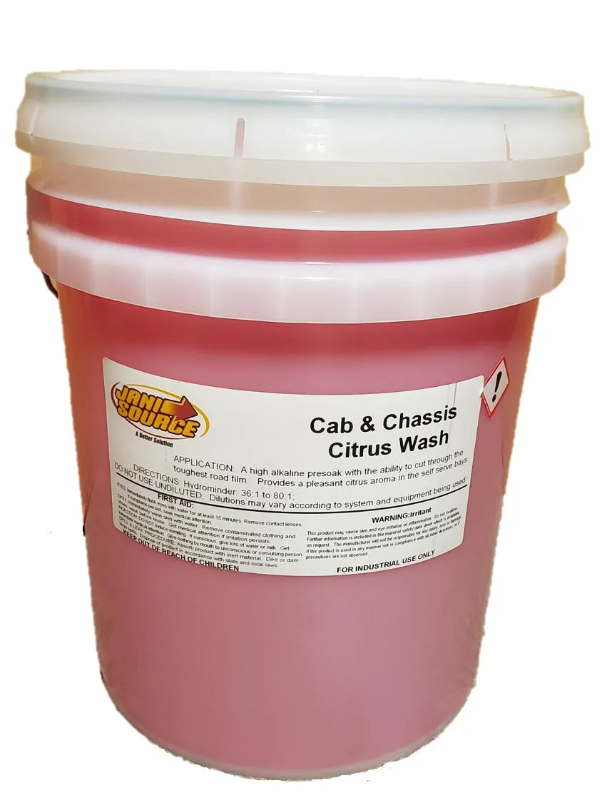 Cab & Chassis Citrus Vehicle Wash, 5 Gallon Pail – JaniSource