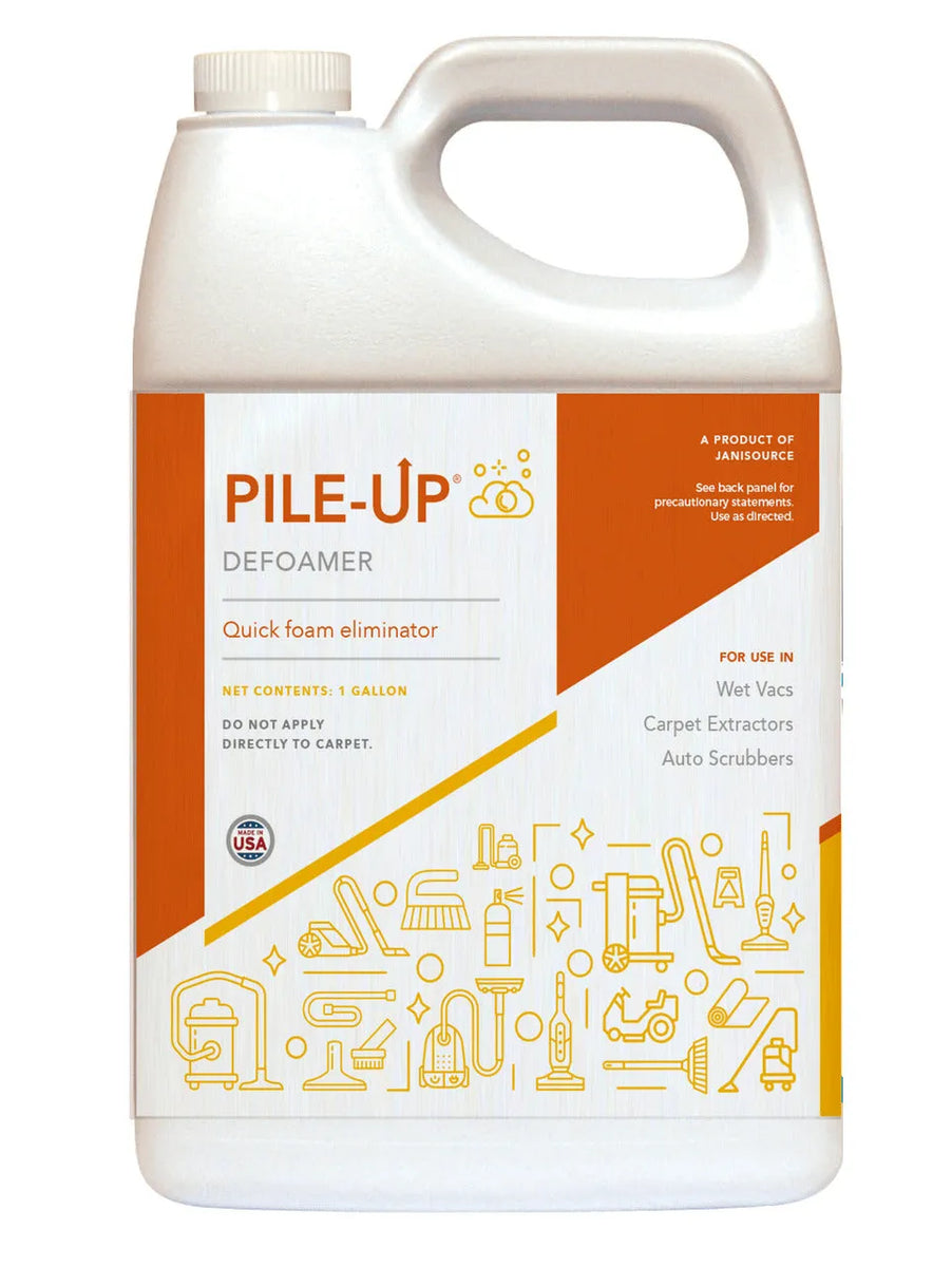 PileUP Defoamer Quick Foam Eliminator Carpet Cleaner - Gallon – JaniSource